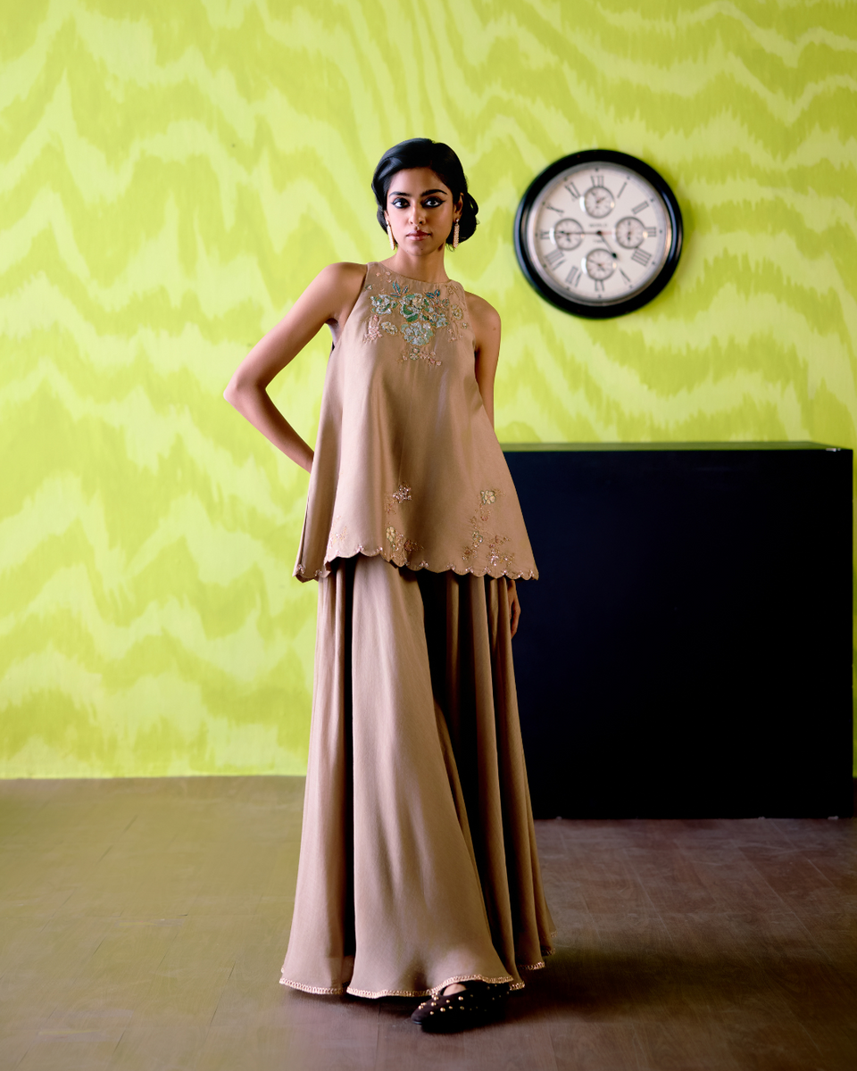Brown Sharara Set – Deep Thee